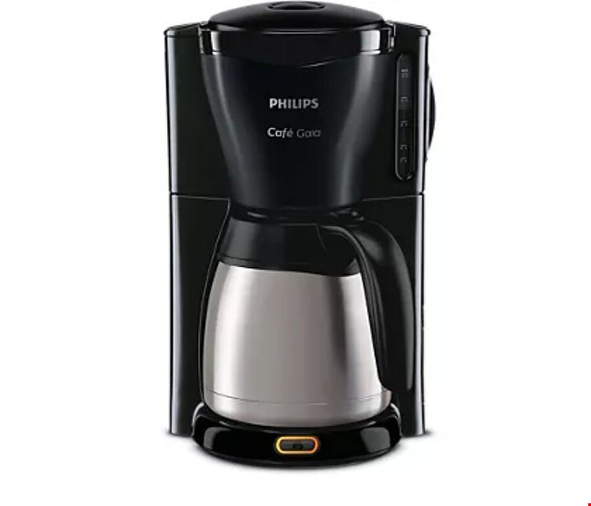 Philips café Gaia koffieapparaat met thermische kan - RVS/zwart - HD7549/20