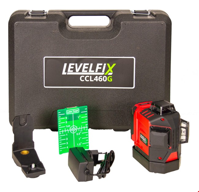 Levelfix 3D cone-lijnlaser - CCL460G - incl. accu en lader met koffer