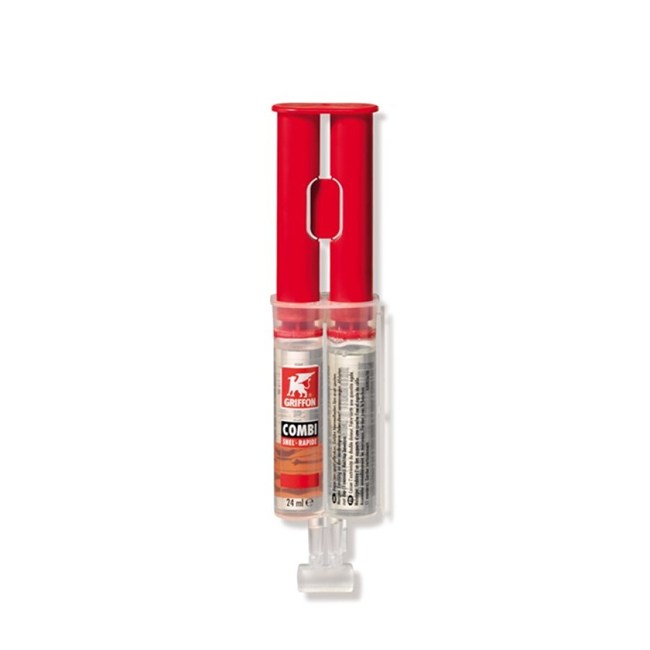 Griffon 2-componenten epoxy-lijm - Combi-Snel - 24 ml spuit - 6304033