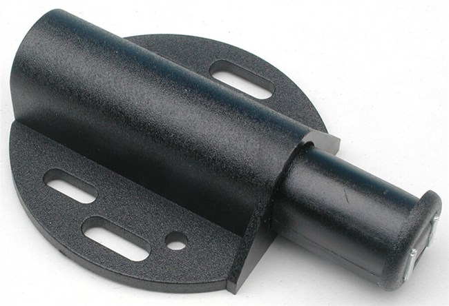 Magnetische druksluiting enkel zwart