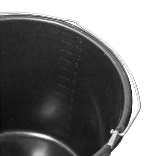 Destil Prolians emmer - Gripline - 12 liter - zwart kunststof - met ... Destil Prolians emmer - Gripline - 12 liter - zwart kunststof - met ...